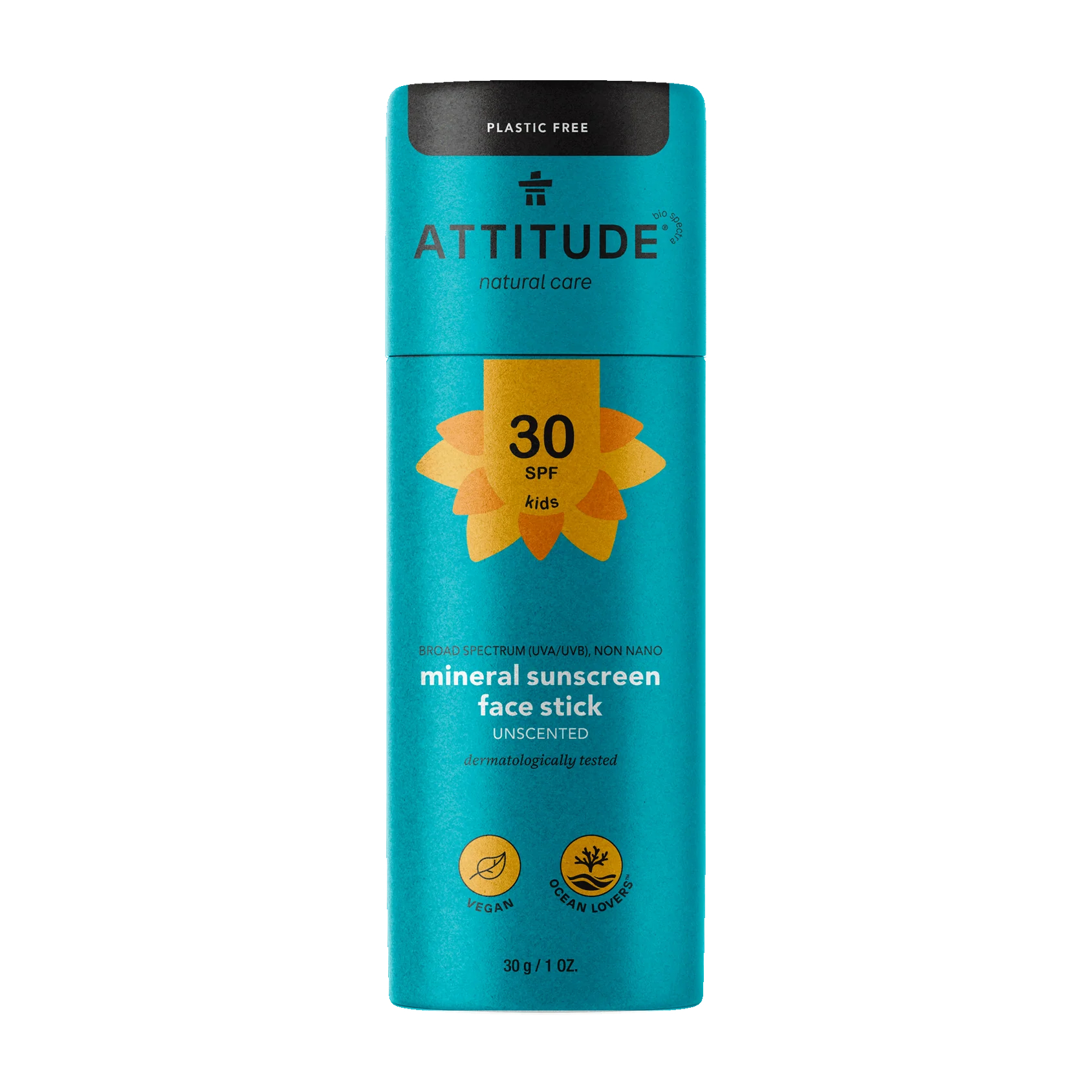 Attitude Detská minerálna ochranná tyčinka na tvár a pery SPF 30, 30 g ...