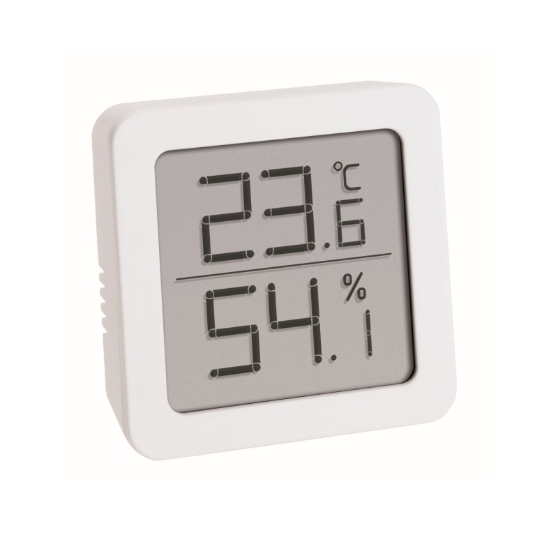 Teplomer s vlhkomerom TFA 30.5051.02 – biely | Pre Alergikov